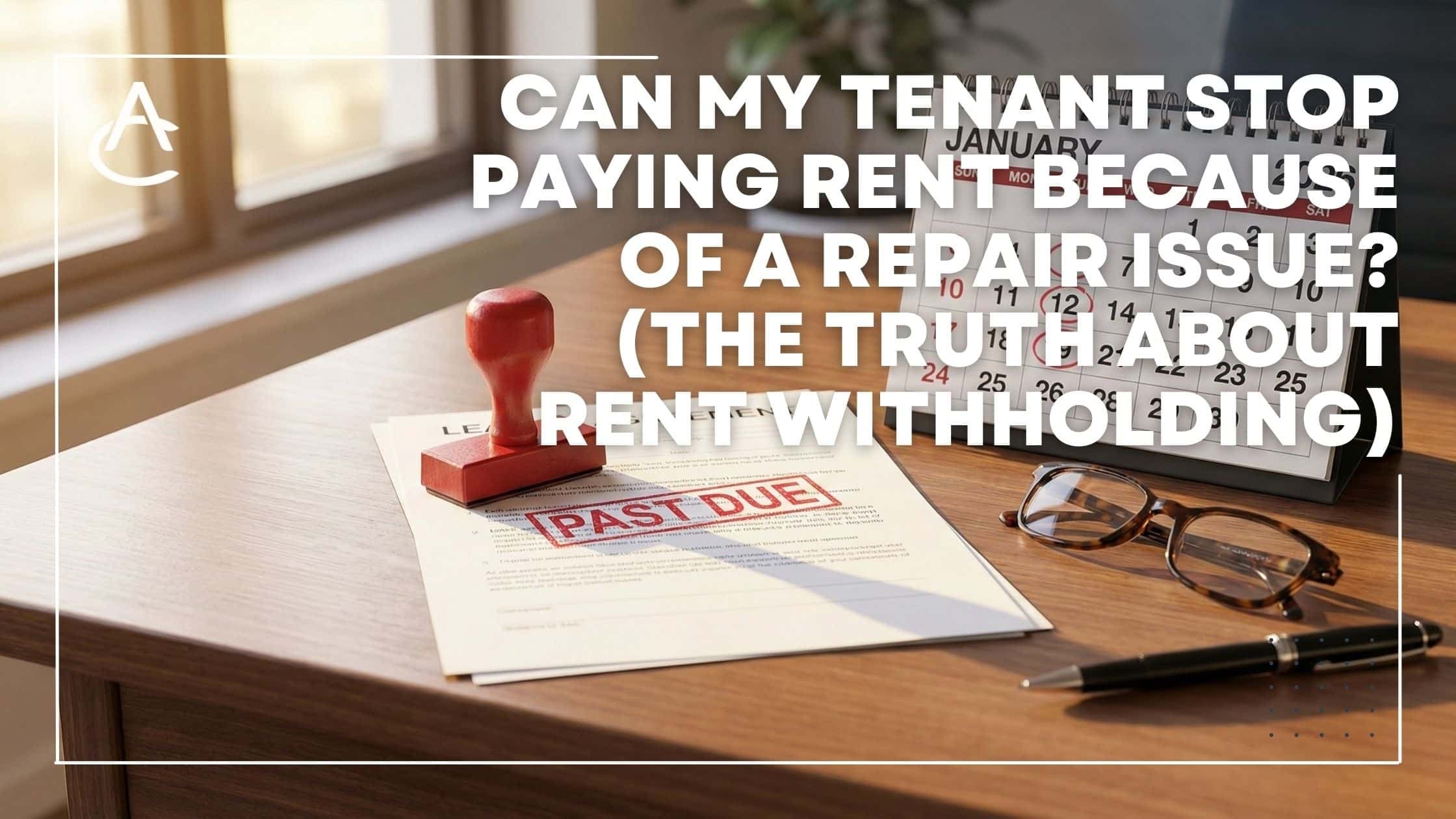 Can My Tenant Stop Paying Rent Because of a Repair Issue? (The Truth ...